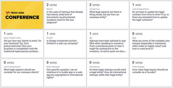 Tech in Asia solves "Shy Audience" with Pigeonhole Live: Here's How