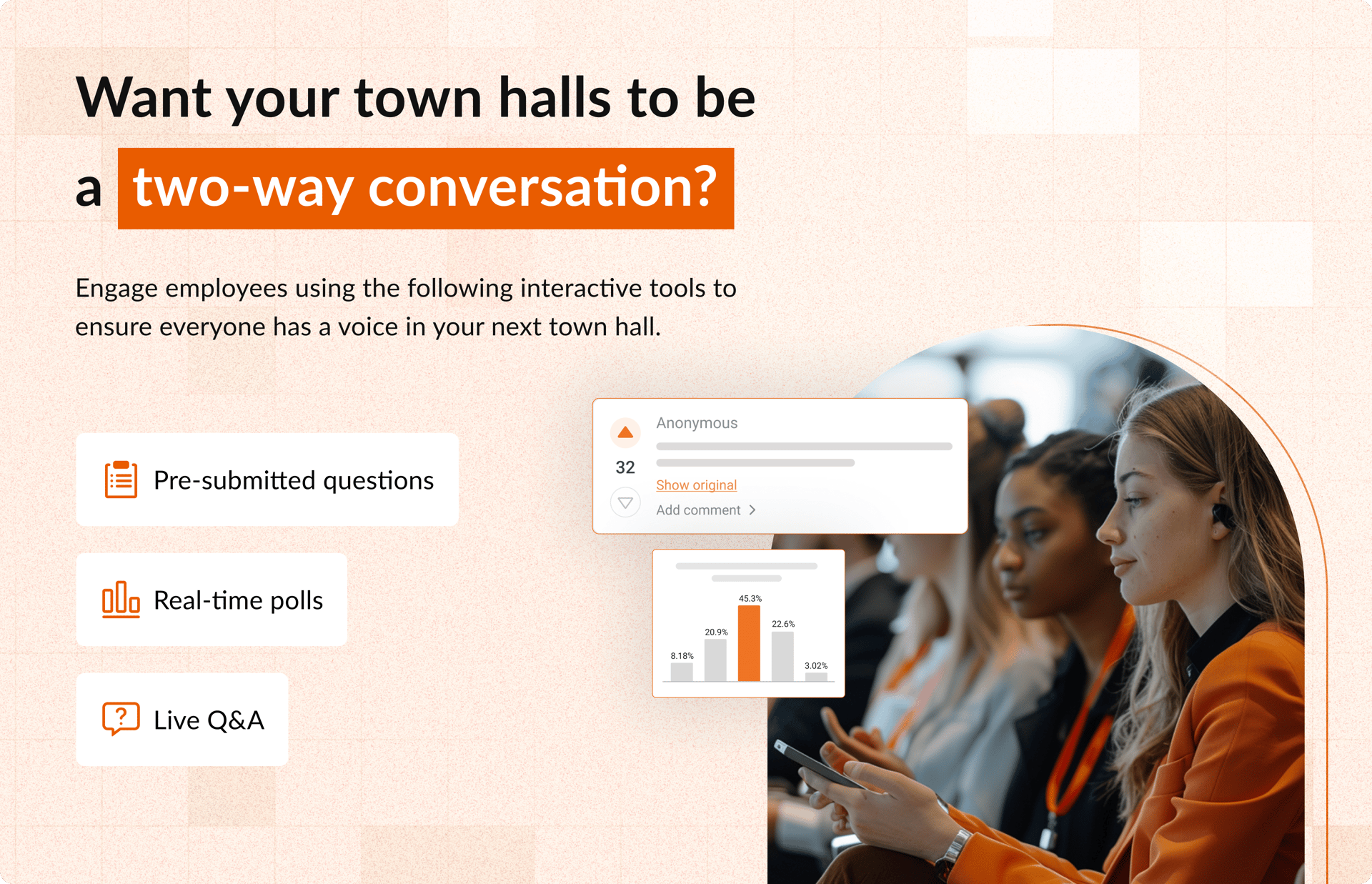 25+ Statistics and Trends to Elevate Your Company Town Halls in 2025